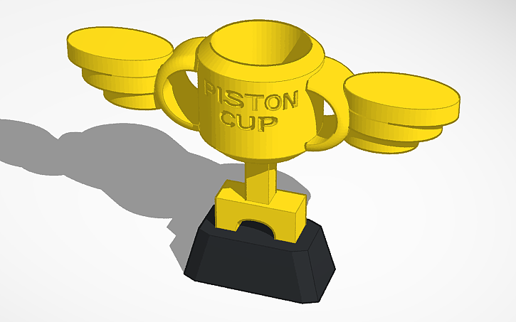 3D design Piston Cup - Tinkercad