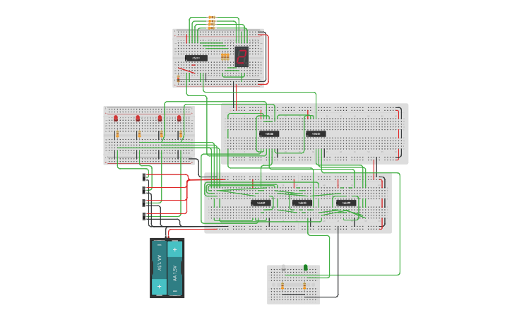 Circuit design bending-mechine-with-nand | Tinkercad