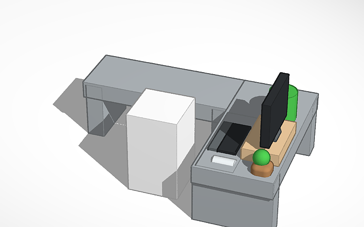 3D design perfecte gaming setup | Tinkercad