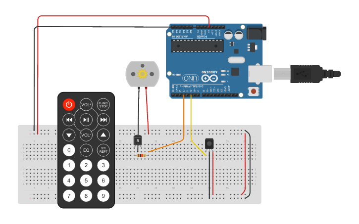 Circuit design Arduino - Tinkercad