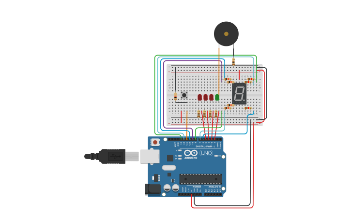 Circuit design Timer - Tinkercad