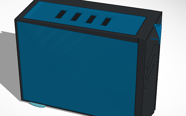 3D design Pc case - Tinkercad
