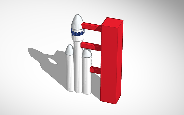 3D design Falcon Heavy | Tinkercad