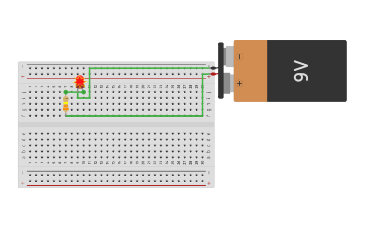 Circuit design Fixed LED Glow Experiment - Tinkercad