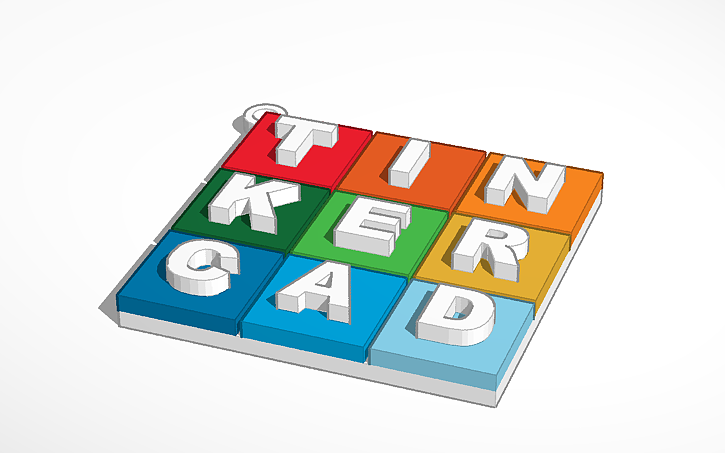 3D design Tinkercad logo | Tinkercad