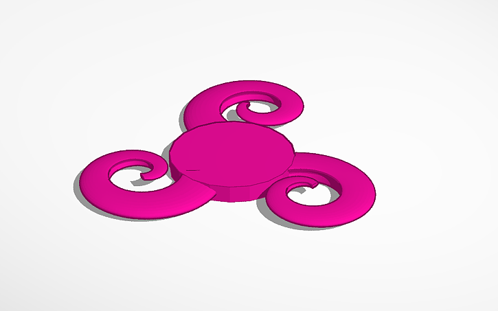 3D design Tentacules - Tinkercad