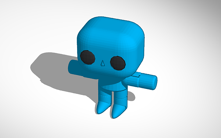 3D design Funko Pop! Base Model - Tinkercad