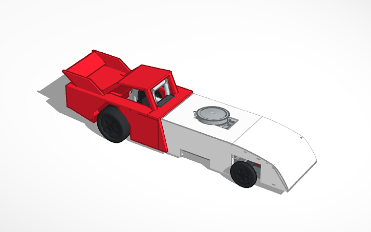 3D design Drag car | Tinkercad