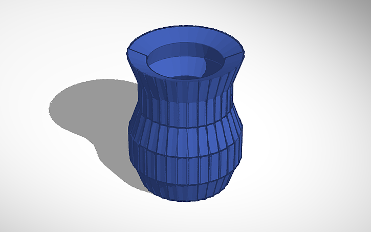 3D design Flower Vase - Tinkercad