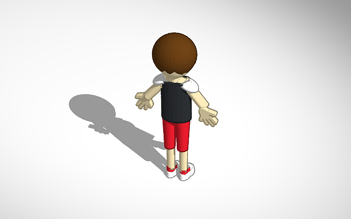 3D design boy - Tinkercad