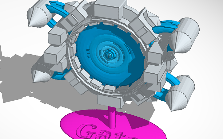 3D design Stargate / Jump Gate - Tinkercad