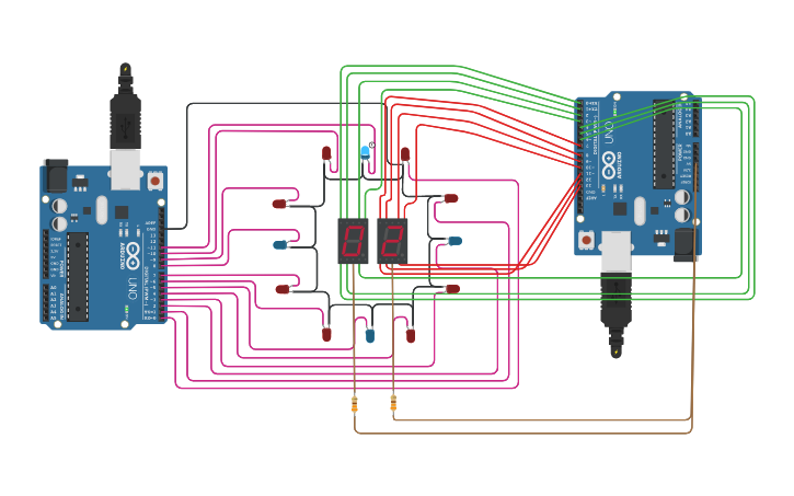Circuit design Finalize the Analog Clock (4.10) - Trial - Tinkercad