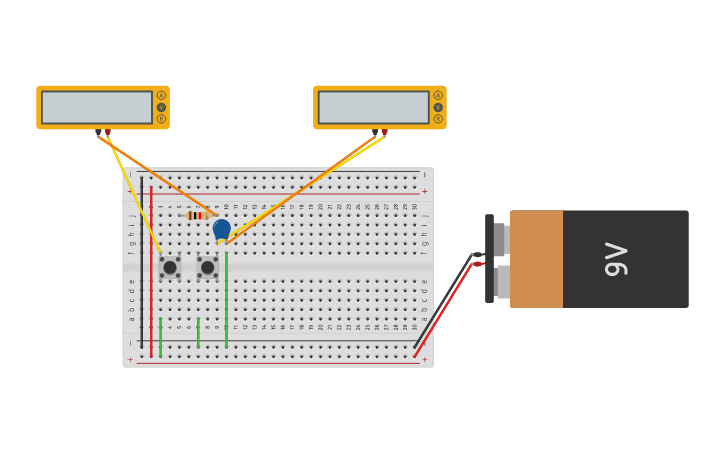 Circuit design Charging a Capacitor - Tinkercad