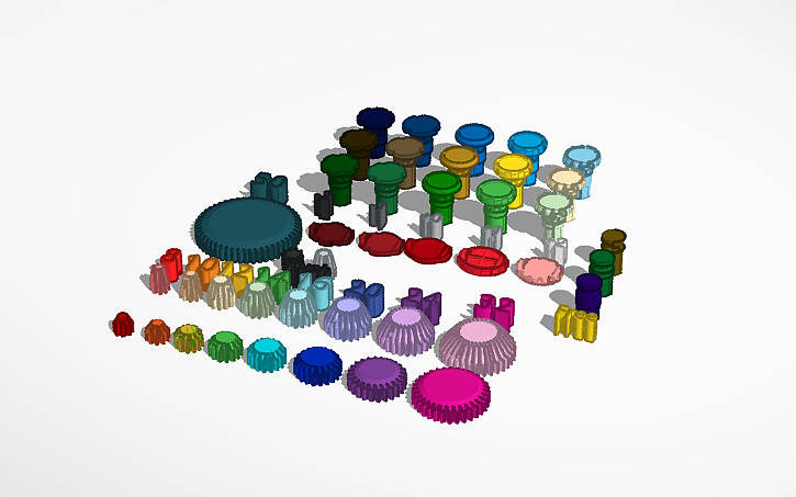 3D design Beyblade X Bit Template - Tinkercad