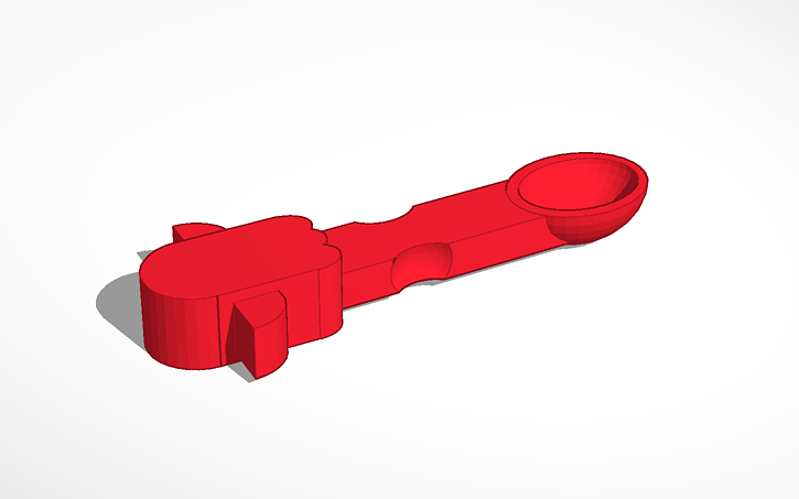 3D design Child Ghost Spoon - Tinkercad