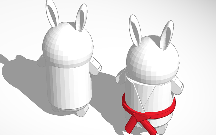 3D design Bunny / Bunnies - Tinkercad