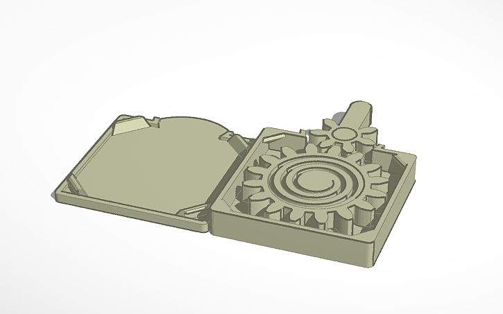 3D design Spring gears - Tinkercad