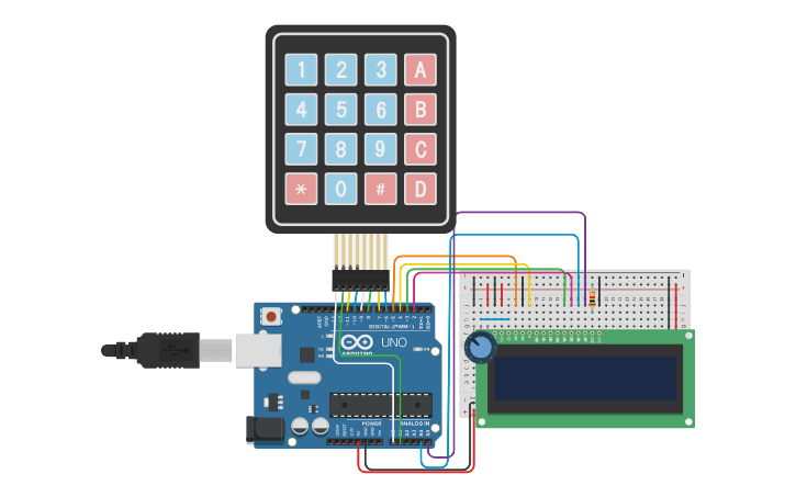 Circuit design 2_KEYPAD | Tinkercad