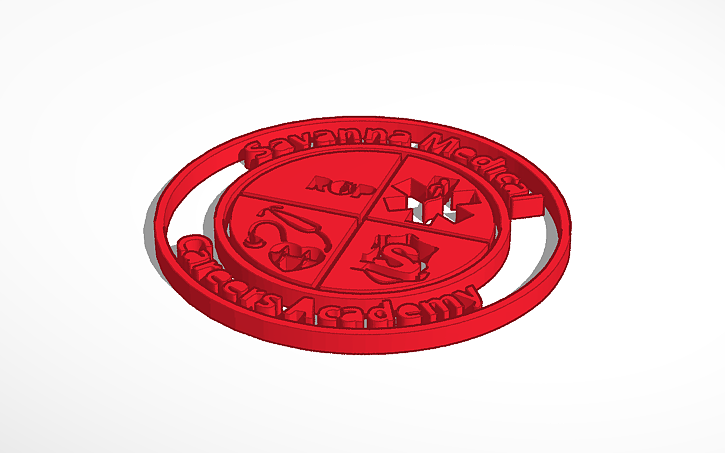 3D design SMCA Logo | Tinkercad