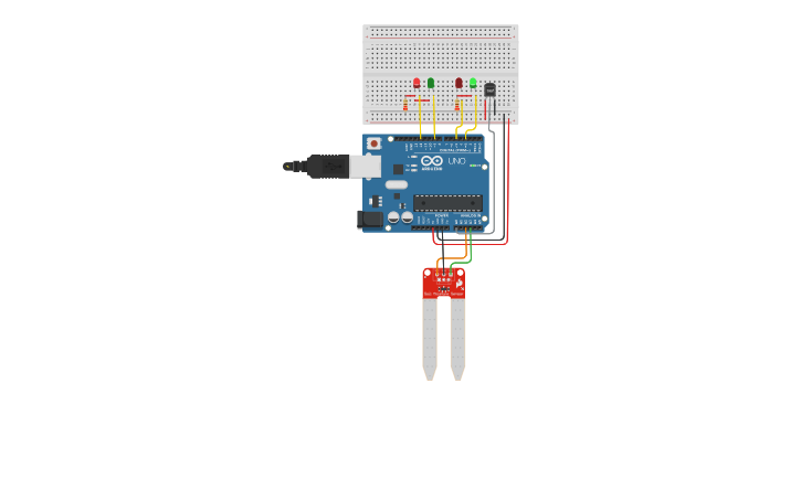 Circuit design Projeto 1 - integração - Tinkercad
