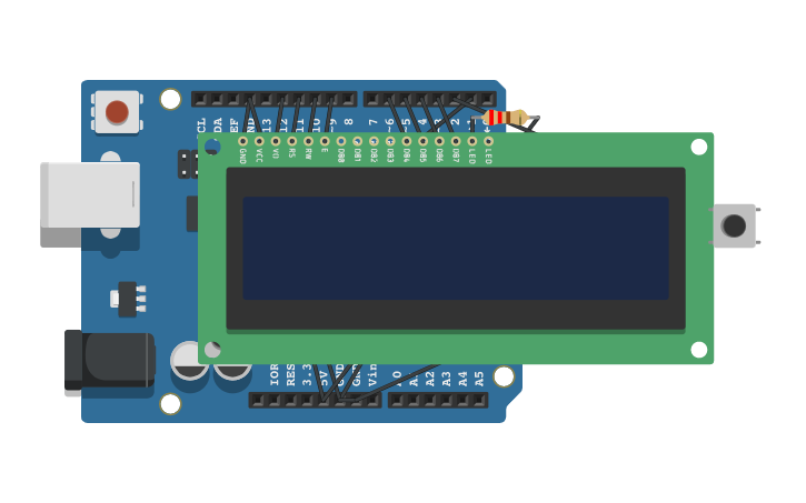 Circuit design T-Rex Running - Tinkercad