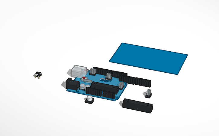 3d Design Arduino Mega Tinkercad
