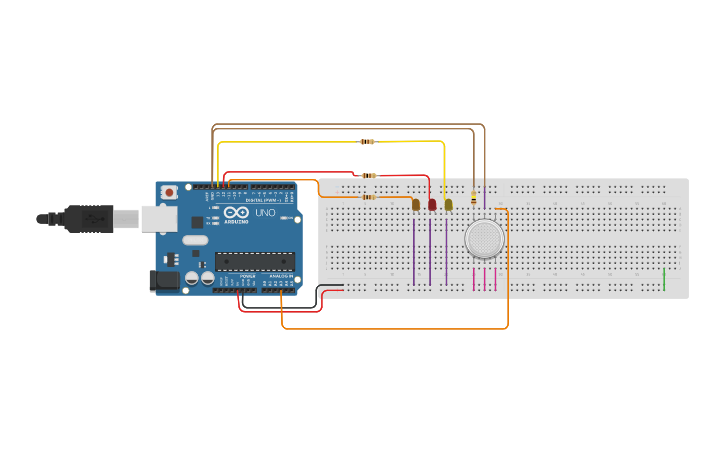 Circuit design ACTIVIDAD PRACTICA NO 1 | Tinkercad