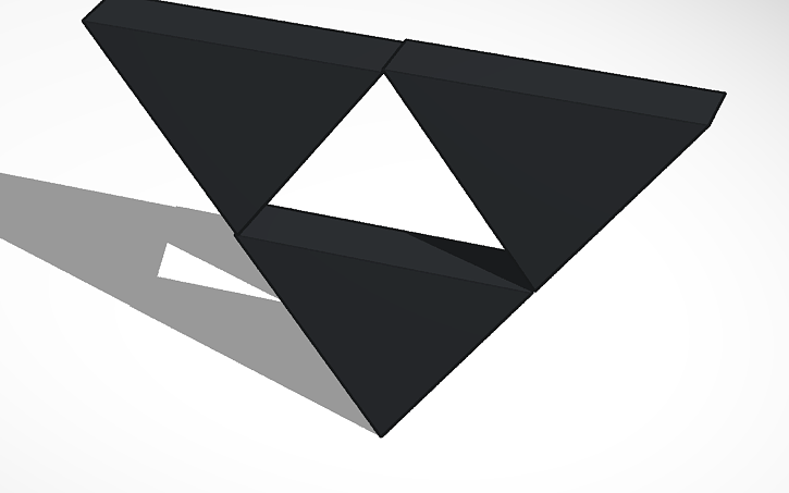 3D design Lorule Triforce | Tinkercad