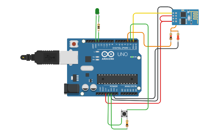 Circuit design Semko IoT Code Refactoring Nure | Tinkercad