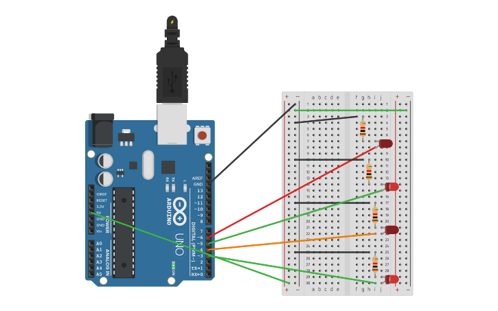 Circuit design CONDICIONALES - Tinkercad