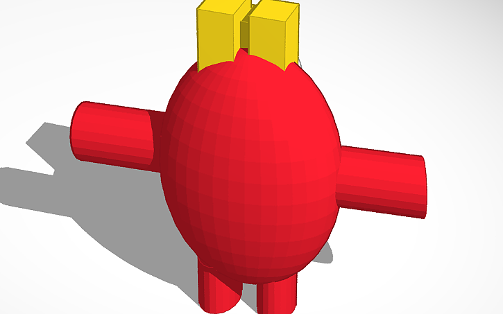3D design fall guys - Tinkercad