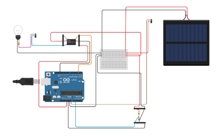 Circuit design Fridge Control Circuit - Tinkercad
