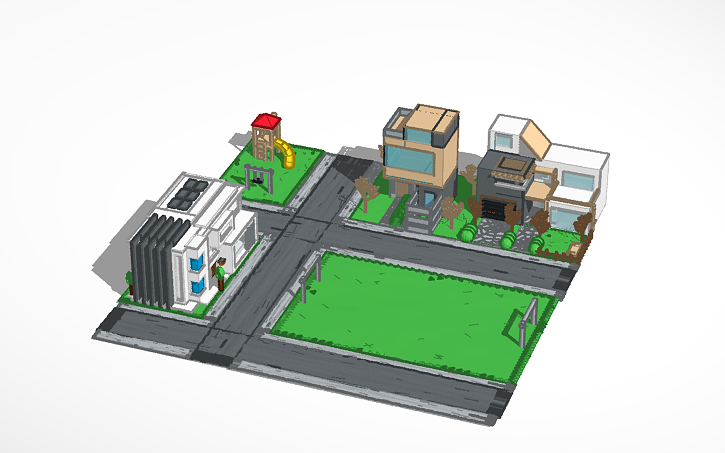 3D design CITY - Tinkercad