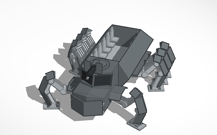 3D design Mechanized Infantry (Iron Order) - Tinkercad