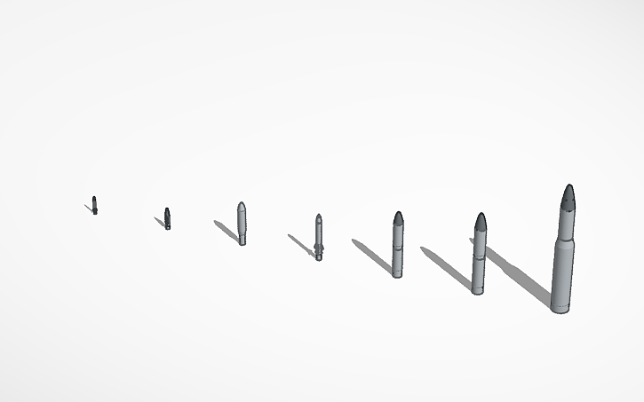 3D design Missiles - Tinkercad