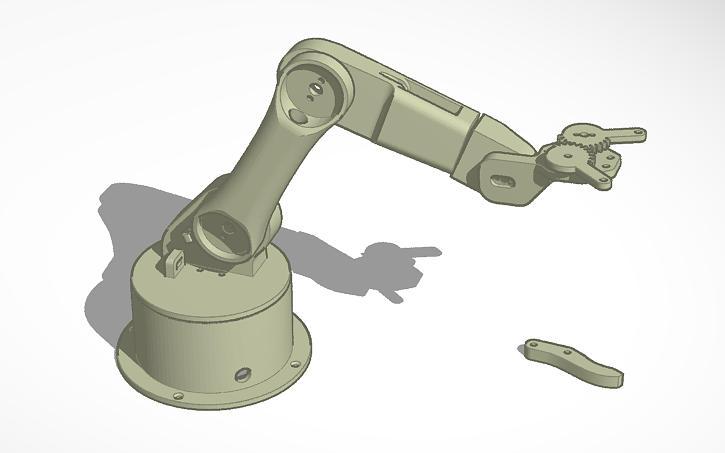 3d Design Robotic Arm Tinkercad