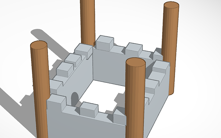 3D design castle | Tinkercad