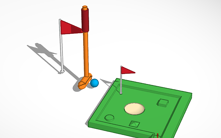 3D design Golf Course - Tinkercad