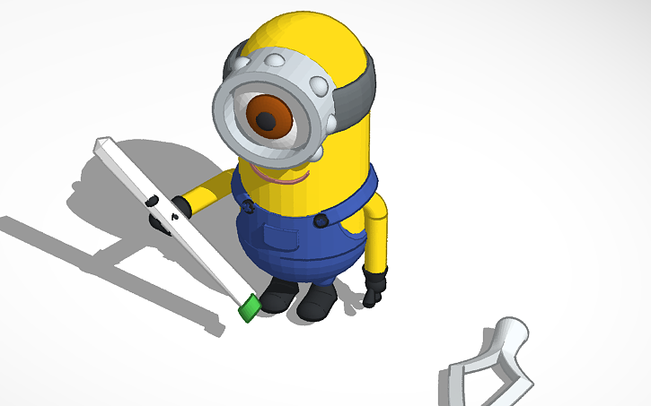 3D design Minion - Tinkercad