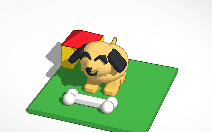 3D design Super Dog | Tinkercad