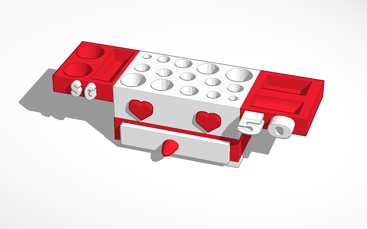 3D design makeup organiser (Desk Tidy ) #wrs2e1 | Tinkercad