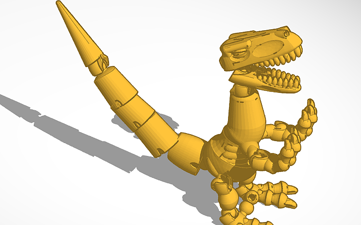 3D design Dinosaur - Tinkercad