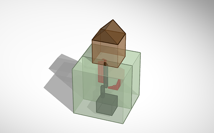 3D design Minecraft House 1 | Tinkercad