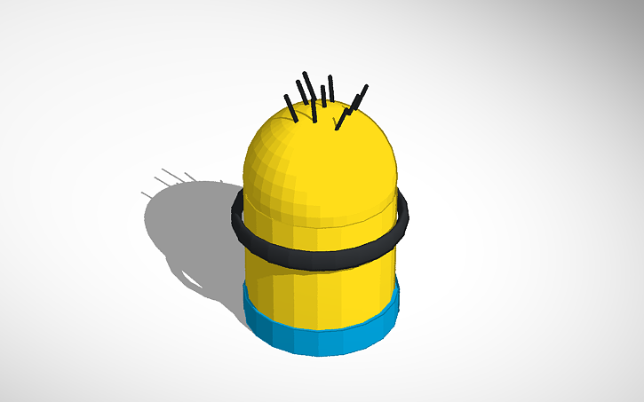 3D design Minion | Tinkercad