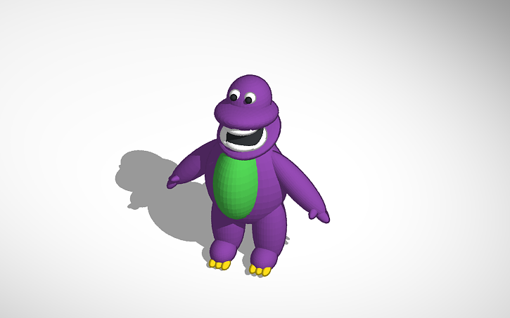 3D design Barney - Tinkercad