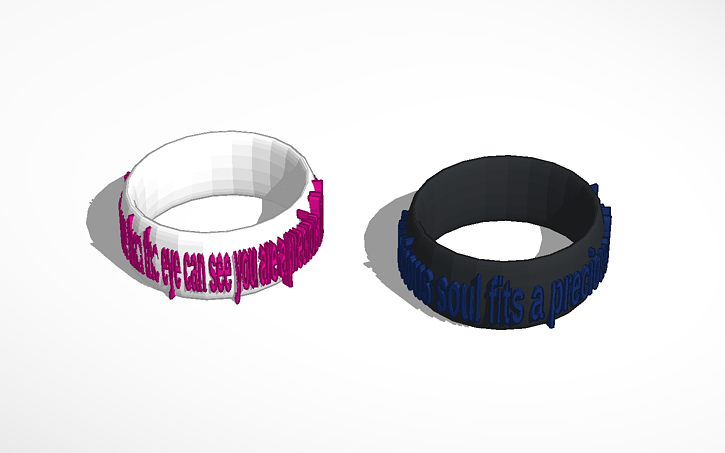 3D design Friendship Bands | Tinkercad
