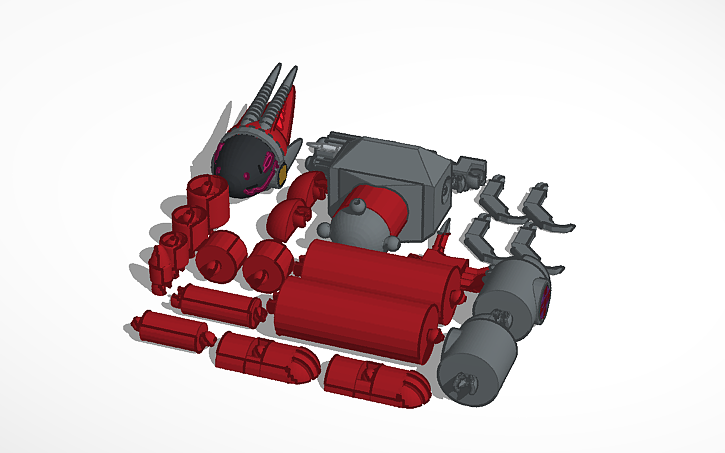 3D design Shade the Demonic Protogen 3d model (balljoint) - Tinkercad