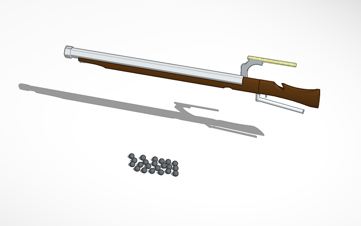 3D design Musket - Tinkercad