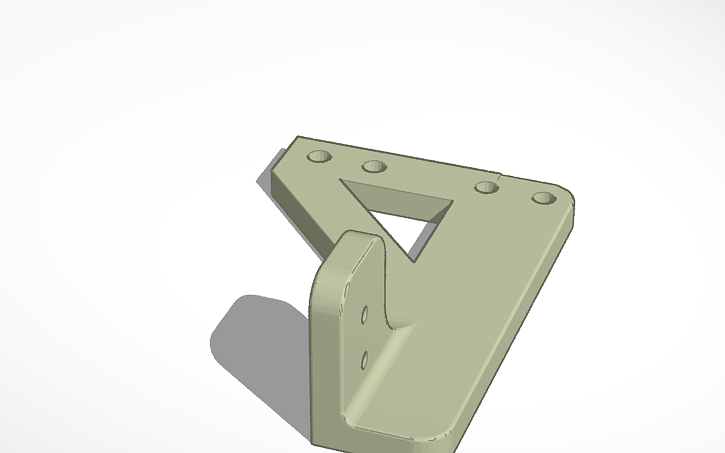 3D design X5S HBP drag chain mount (based on "tl-ban-2") | Tinkercad