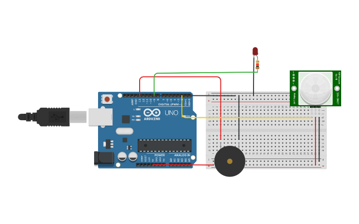 Circuit design Progetto IoT | Tinkercad